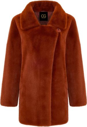 Cesare Gaspari Classic Shell Coat - - Jackets - Damen - Orange - L