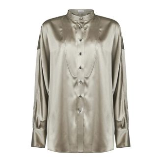 Brunello Cucinelli Brunello Cucinelli Shirts - - Blouses & Shirts - Damen - Gr&uuml;n - M