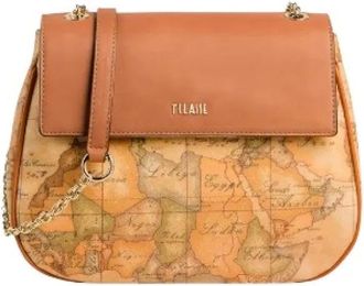 Alviero Martini 1A Classe Femme, Sacs, Brun, Taille: ONE Size Tracolla Patta