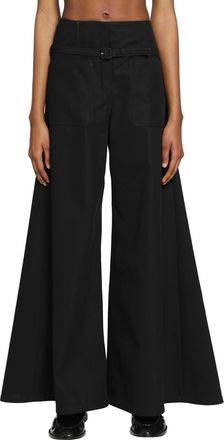 Courr&egrave;ges Cotton Canvas Palazzo Pants