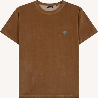 Faguo T-shirt camel coton - LUGNY