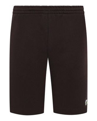 Lacoste Sweatshorts mit kleinem Krokodil-Aufn&auml;her in