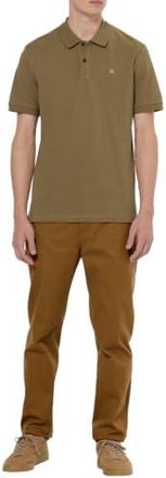 Scotch & Soda Logo Polo Shirt, Golden Brown, XXL Hommes