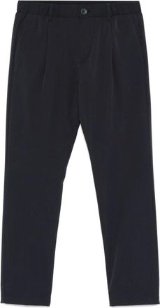 Herno Homme, Pantalons, Noir, Taille: S Pantalon Droit en Seersucker