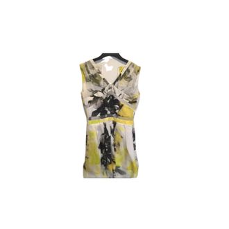 Christopher Kane yellow print dress Size S