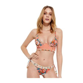 Del Maar Femme, Maillots de bain, Orange, Taille: 36 FR Mullu Bikini Top
