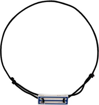 Le Gramme Lackiertes 2,5g Kordelarmband - Blau