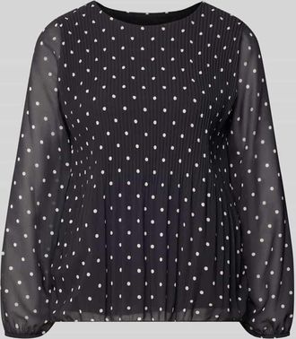 Zabaione Loose Fit Bluse mit Plisseefalten Modell Ka44na