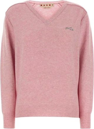 Marni Pull Oink en Laine - Femme - Pulls - Rose - Taille: 36 FR