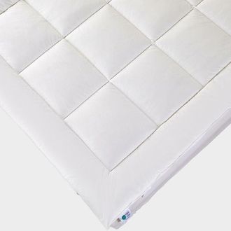 Homescapes Surmatelas moelleux en laine, 90 x 200 cm - Homescapes