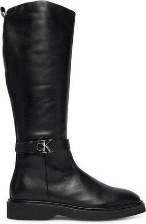 Calvin Klein Stiefel Knee Boot W/ Metal Logo HW0HW02665 Schwarz