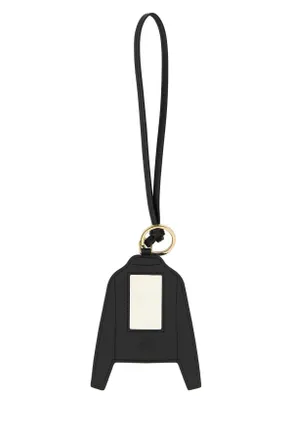 Miu Miu Womens Cerulean Blue Leather Keyring Pervinca Vitello Portachiavi Keychains