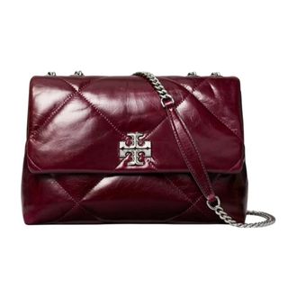 Tory Burch Femme, Sacs, Brun, Taille: ONE Size Kira Diamond Quilt Shoulder Bag