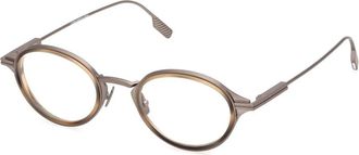 Ermenegildo Zegna Homme, Accessoires, Brun, Taille: 48 MM Lunettes Ez5350