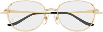 Cartier lunettes de vue Panthère à monture ronde - Or