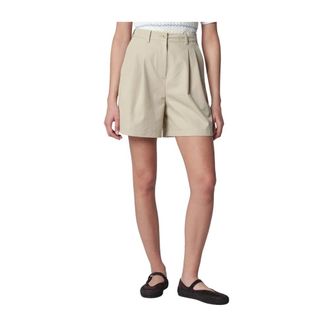 Dunst Femme, Shorts, Beige, Taille: 42 FR Short Bermuda &agrave; double pli