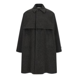 Jil Sander Sport 131 Mantel - - Coats - Herren - Grau - M