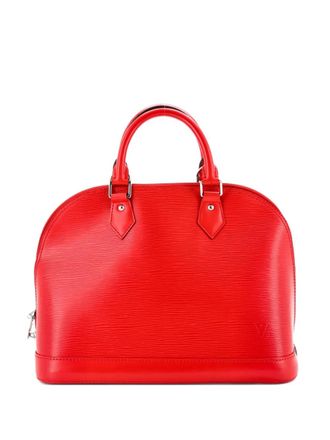 Louis Vuitton Alma Handbag Epi Leather PM satchel - Rouge