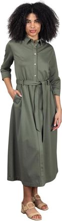 Circolo 1901 Femme, Robes, Vert, Taille: 42 FR Robe Chemise