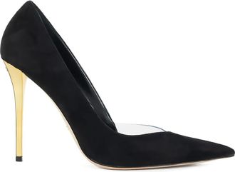 Elisabetta Franchi Suede stiletto pumps - Schwarz