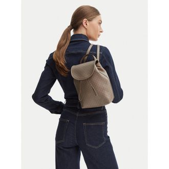 Calvin Klein Rucksack Calvin Klein Emblem Aop Mini Backpack LV04F3507G Beige