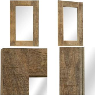 vidaXL Vidaxl - Spiegel Mangoholz Massiv 50 x 80 cm - Holzspeigel - Mangoholz Spiegel - Vintage Spiegel - Wohnzimmer Spiegel - Badspiegel - Home & Living
