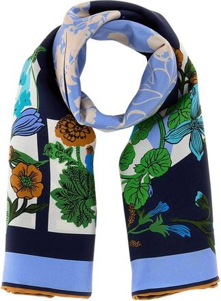 Ferragamo Femme, Accessoires, Multicolore, Taille: ONE Size Pegaso Floral Scarf