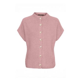 BTF-CPH &Auml;rmelloser Strickcardigan - - Knitwear - Damen - Rosa - XL
