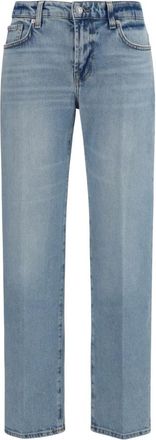 7 For All Mankind Jean Droit Calie - Femme - Jeans - Bleu - Taille: W27