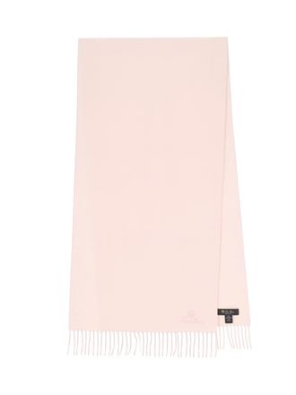 Loro Piana Large Logo Cashmere Scarf