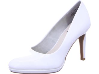 s.Oliver Damen 5-5-22401-20 Pumps, White Patent 5 22401 20 123, 39 EU