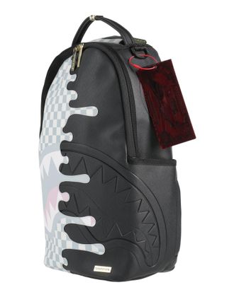 Sprayground CREAM CHECK UNFINISHED SHARK DLXSV BACKPACK