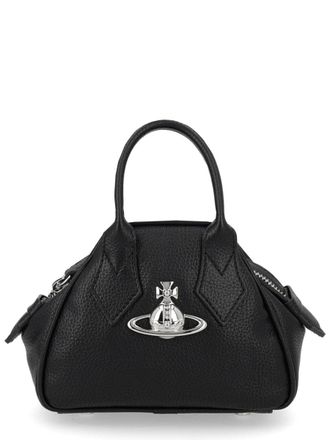 Vivienne Westwood Womens Mini Yasmine Bag Black Polyurethane Handbags Hand