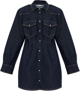 Gestuz Femme, Robes, Bleu, Taille: 38 FR Gzmae Denim Dress