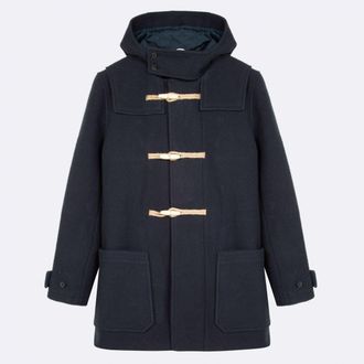 Faguo Duffle coat en laine marine