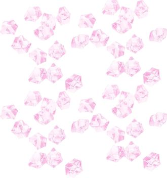 Artibetter 300 Stück Teiliges Bunte Acryl eissteine Rosa Künstliche Eiswürfel Funkelnde Kristall dekosteine für Vasenfüllung Hochzeitsdekoration Tischstreu und B