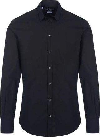 Dolce & Gabbana Herrenhemd Zeitloses Design - - Shirts - Herren - Schwarzk - L