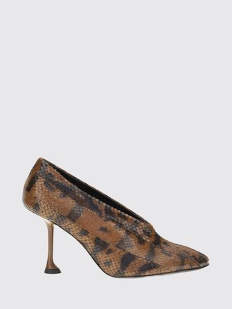 Proenza Schouler Escarpins Tee en cuir &agrave; imprim&eacute; python avec talon haut