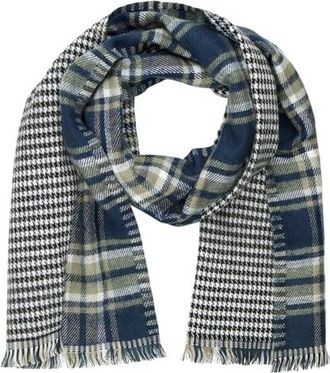 Lindenmann Mens Scarf/Textile Scarf for Men blue