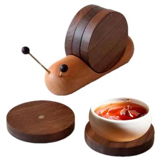 Generico Untersetzer f&uuml;r Schneckengetr&auml;nke: Standard-Pad, magnetischer, Bezaubernder Untersetzer f&uuml;r Zuhause, Esszimmer, Couchtisch, Schreibtisch, Arbeitsplatz