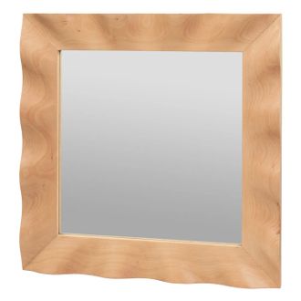 Broste Copenhagen Miroir Wavy en h&ecirc;tre Broste Copenhagen