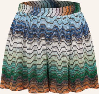 Missoni Strickshorts Mit Glitzergarn gruen
