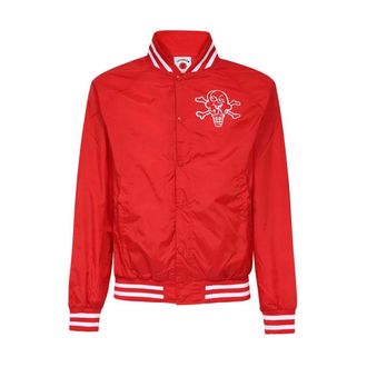 Icecream Bomberjacke mit Rippenkragen - - Jackets - Herren - Rot - XS