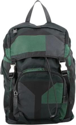 Prada Pre-owned Vintage Backpack - Homme - Pre-owned - Vert - Taille: ONE Size