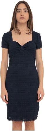 Guess Femme, Robes, Bleu, Taille: 40 FR Lace Dress