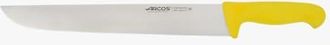 Arcos Kochmesser Professionell - Edelstahlklinge NITRUM 350 mm - Langlebigkeit und Pr&auml;zision - Serie 2900 - Gelber Polypropylen-Griff