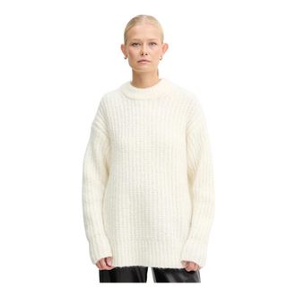Michael Kors Texturierter Strickpullover - - Knitwear - Damen - Beige - S
