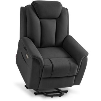 MCombo M MCombo Fernsehsessel mit Aufstehhilfe Elektrisch, 2 Rollen f&uuml;r Mobilit&auml;t, Massage & Heizung, Verstellbare Kopfst&uuml;tze, Sessel mit Aufstehhilfe 35D
