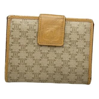Celine Portefeuille Triomphe Pre-owned - Femme - Pre-owned - Beige - Taille: ONE Size