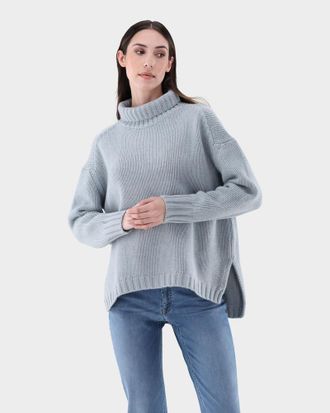 van Laack Oversized Rollkragenpullover mit Kaschmir